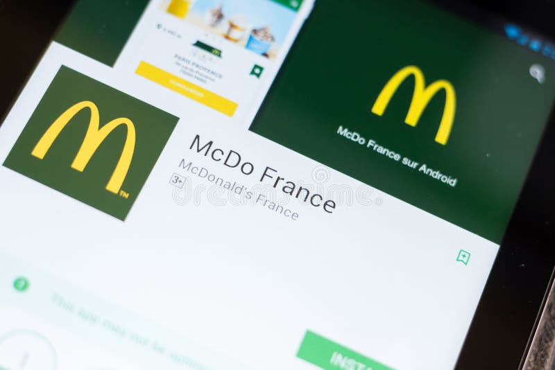 Ryazan, Russia - June 24, 2018: McDonalds France, McDo Mobile App on ... Ryazan, Russia - June 24, 2018: McDonalds France, McDo Mobile App on ...