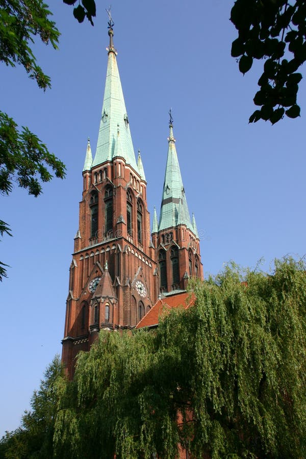 Rybnik stock photo. Image of brick, historic, catholic - 346028