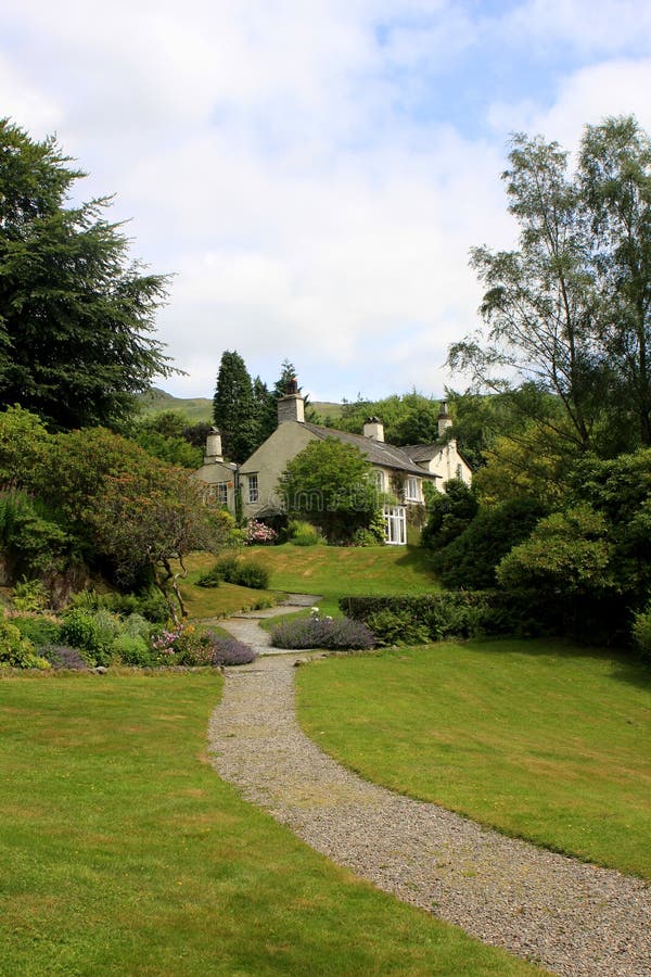 Rydal Mount, England stock photo. Image of house, wordsworth - 33000642