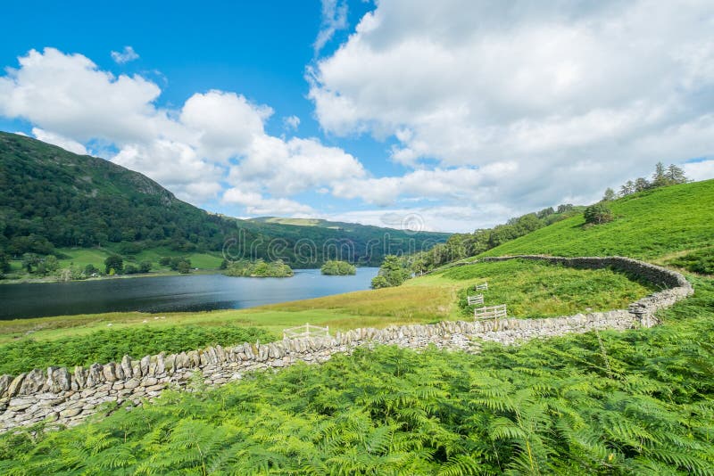 Rydal Water in the Lake District. Stock Image - Image of park, lake ...