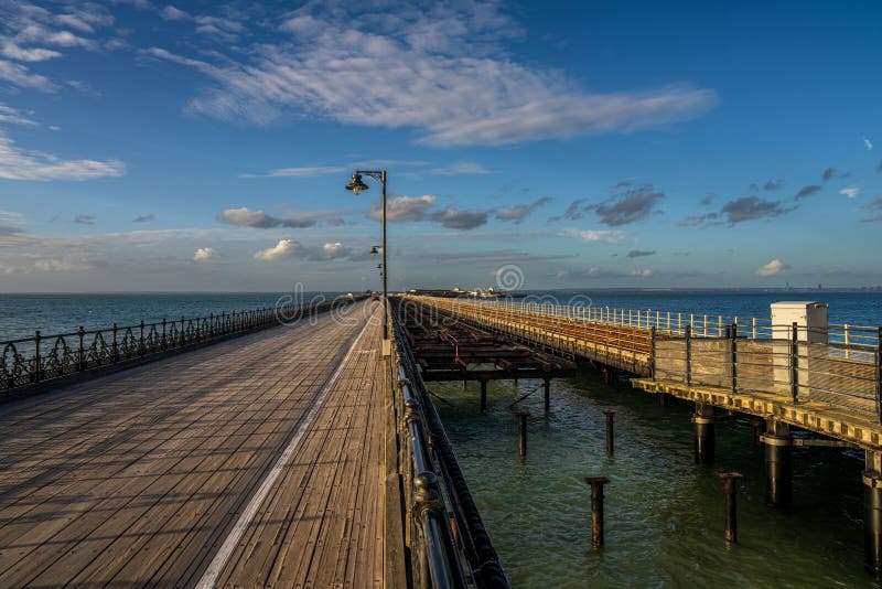 The Ryde Pier with the Pier Head in the Background in Ryde, Isle of ...