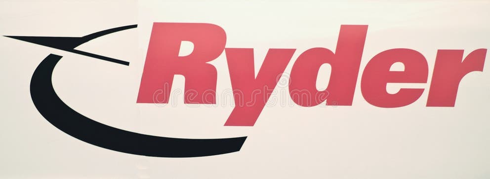 Ryder truck logo editorial stock photo. Image of white - 16458733