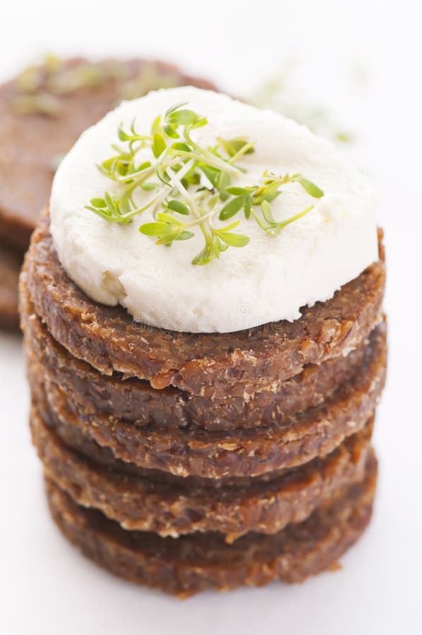 Rye bread stock photo. Image of mato, cheese, appetizer - 21033076