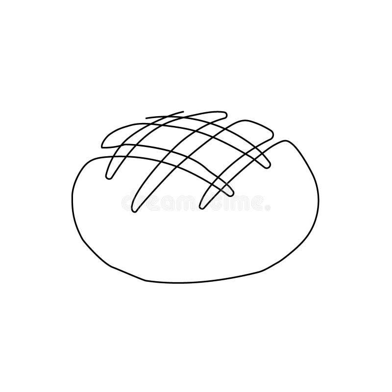 One Line Drawing Loaf Bread Stock Illustrations – 81 One Line Drawing ...
