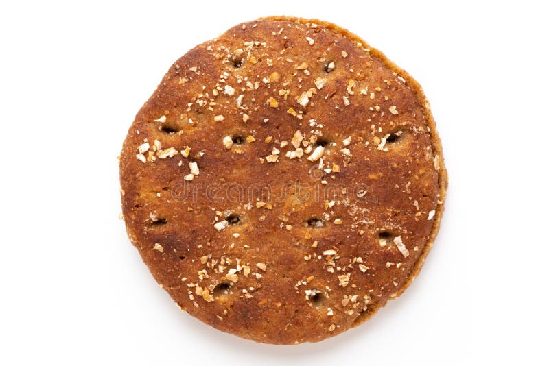 Rye Bread Slice on a White Background Stock Image - Image of grain ...