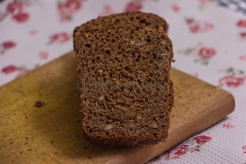 Rye Bread stock image. Image of brown, closeup, eating - 93667753