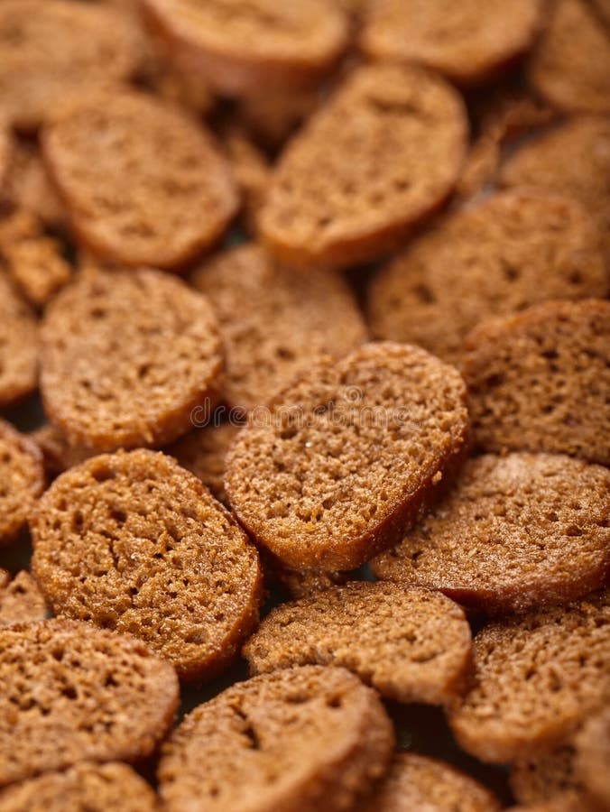 Rye crackers closeup stock photo. Image of crispy, brown - 161435500