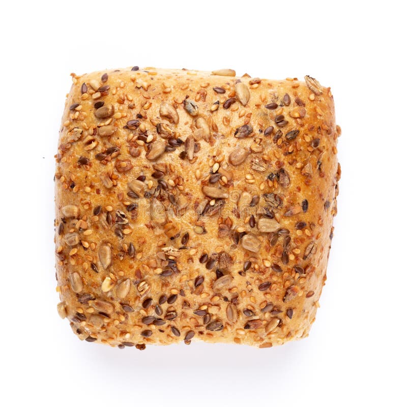 Rye Eco Breads on the White Background Stock Image - Image of breakfast ...