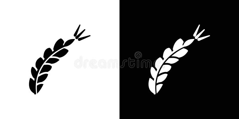 Rye Icon Isolated Flat Vector in Outline Stock Vector - Illustration of ...