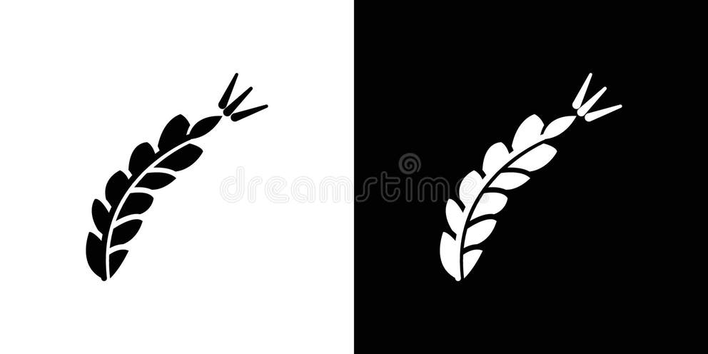 Rye Icon Isolated Flat Vector in Outline Stock Vector - Illustration of ...