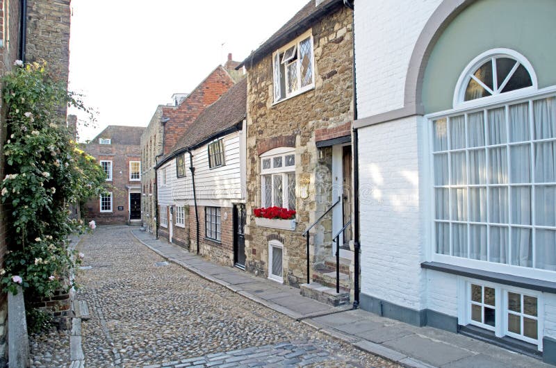 Rye street stock image. Image of england, peace, building - 32887425