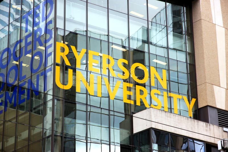 Ryerson University editorial photo. Image of canada, college - 24320571