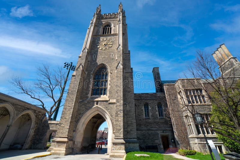 Ryerson University Buildings in Downtown Campus in Toronto Editorial ...