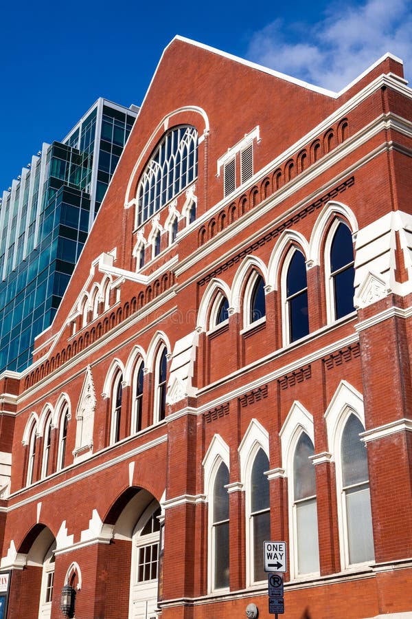 Ryman Auditorium, Nashville, Tennessee Stock Image - Image of ...