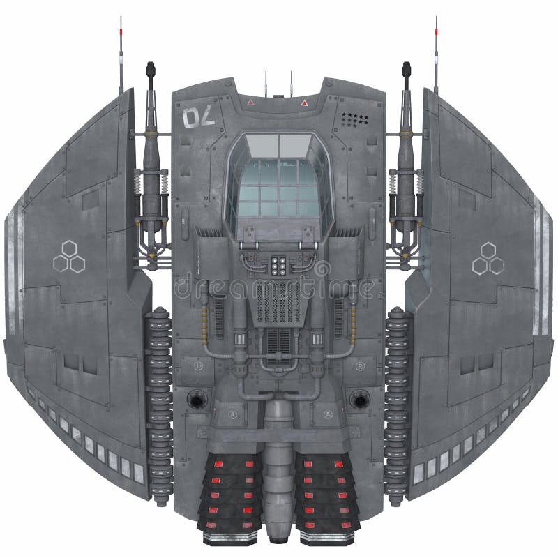 Rymdskepp stock illustrationer. Illustration av digitalt - 45518004