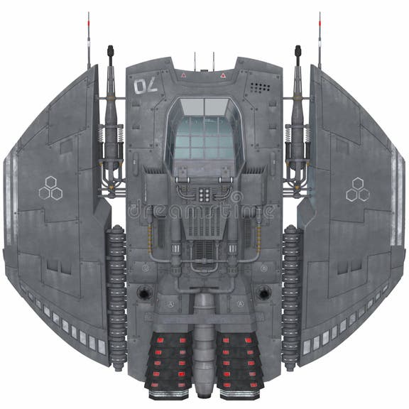 Rymdskepp stock illustrationer. Illustration av digitalt - 45518004