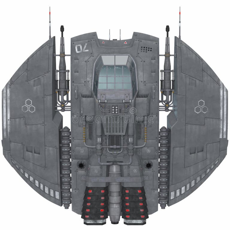 Rymdskepp stock illustrationer. Illustration av digitalt - 45518004