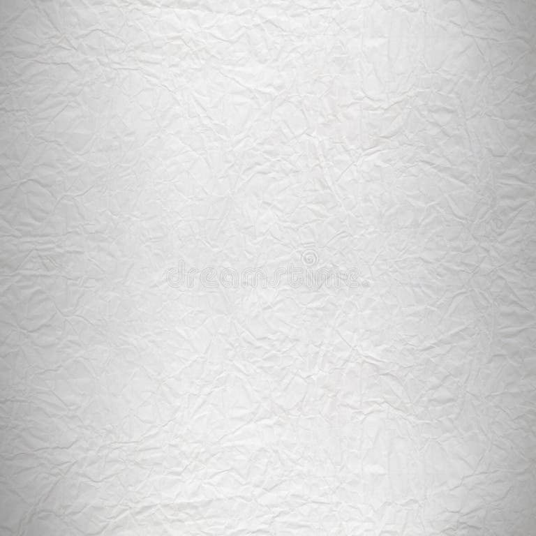 Skrynkligt vitt papper fotografering för bildbyråer. Bild av vitt ...