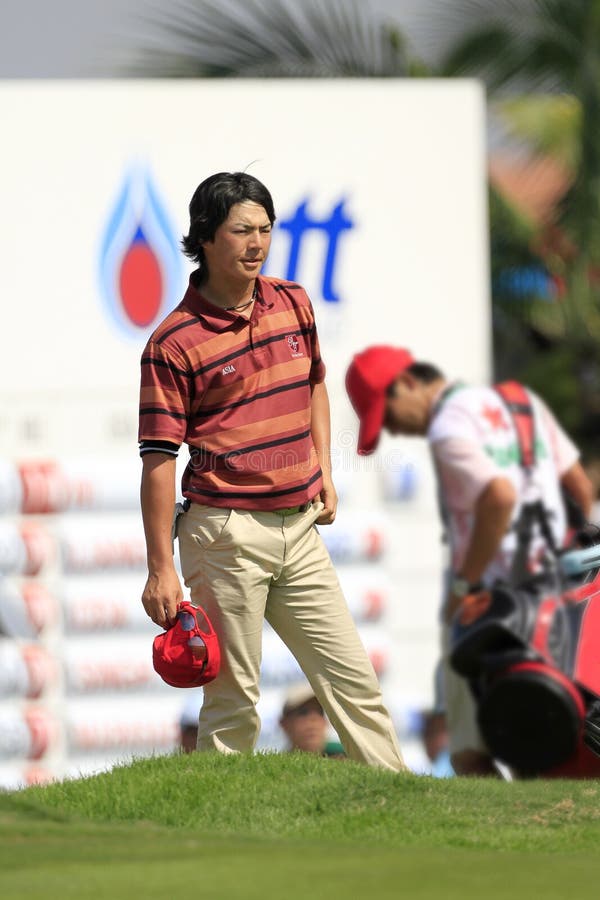 Ryo Ishikawa, Ryo Ishikawa player of Asia Golf Team from Japan. BANGKOK ...
