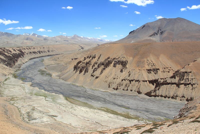 Rzeka Indus, Ladakh zdjęcie stock. Obraz złożonej z azja - 44255250