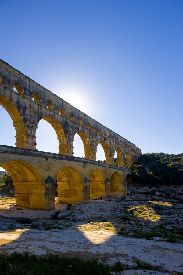 Rzymski akwedukt zdjęcie stock. Obraz złożonej z rzymski - 14687054
