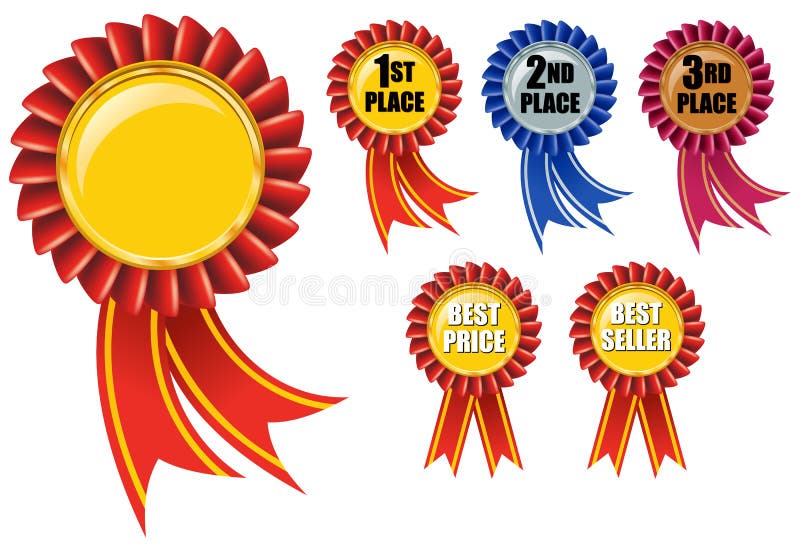 Ruban de récompense illustration stock. Illustration du bande - 41438441