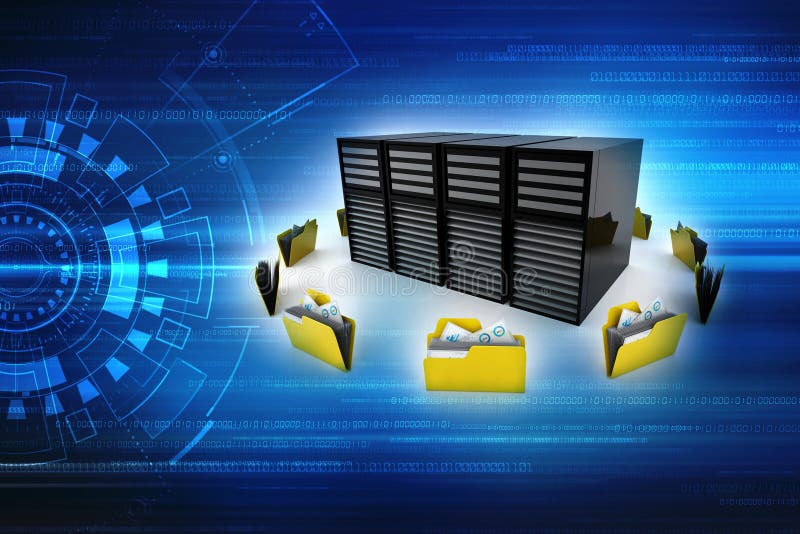 Réseau Informatique, Communication D'Internet à L'arrière-plan De ...