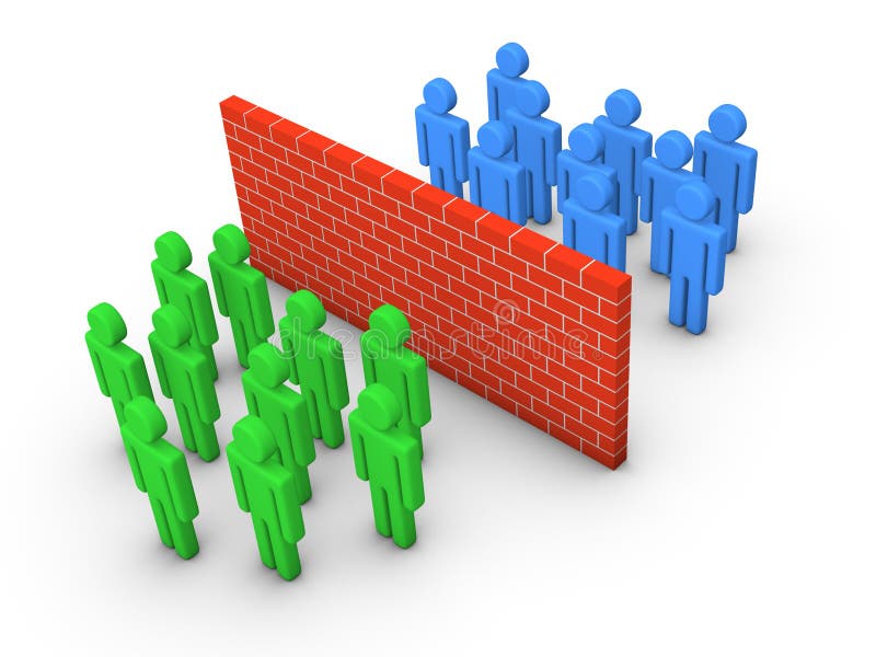 Séparation illustration stock. Illustration du brique - 21144793