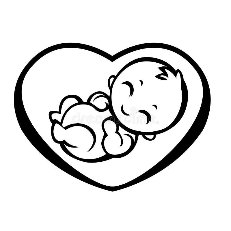 Símbolo Alegórico De La Maternidad Ilustración del Vector - Ilustración ...