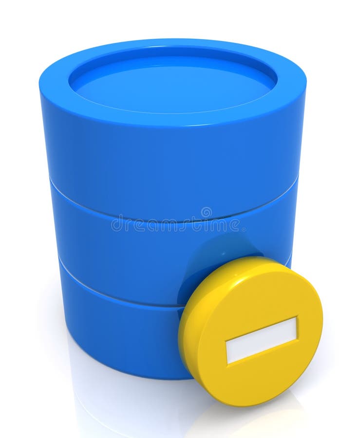 Símbolo da base de dados ilustração stock. Ilustração de database ...