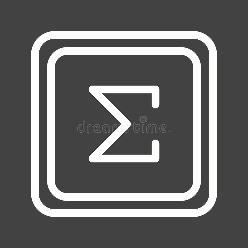 Símbolo da soma ilustração do vetor. Ilustração de adicione - 101087433