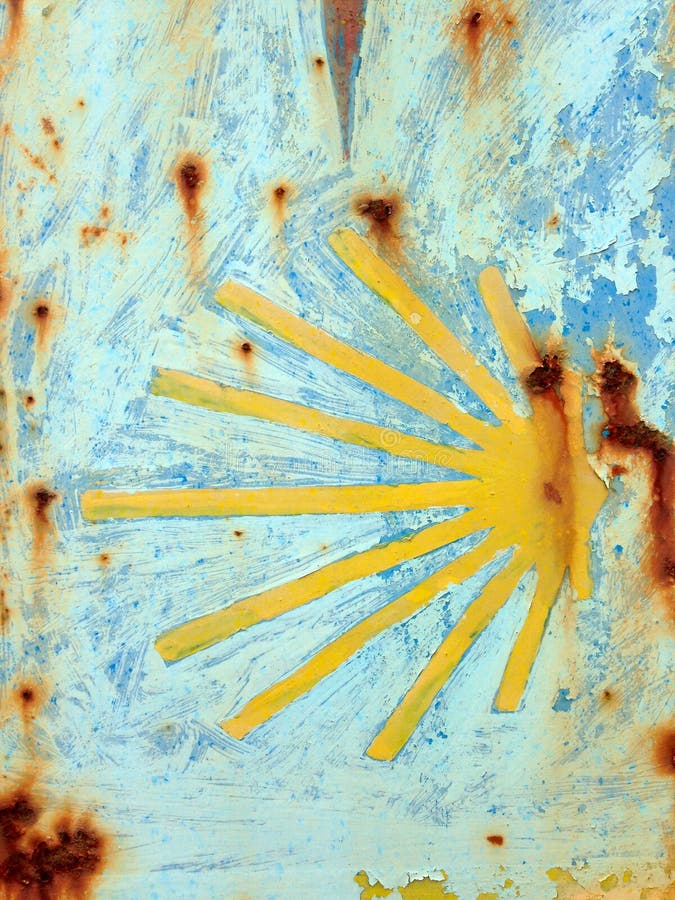 Símbolo Da Vieira De Shell Da Maneira De St James Foto de Stock ...