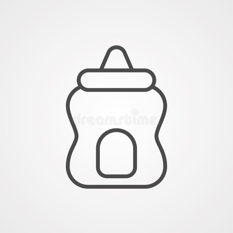 SÃ­mbolo De SÃ­mbolo De Icono Del Vector De Ketchup Ilustración del ...