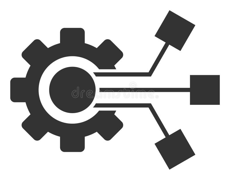 Símbolo De Icono Plano De Componente Inteligente Vectorial Ilustración ...