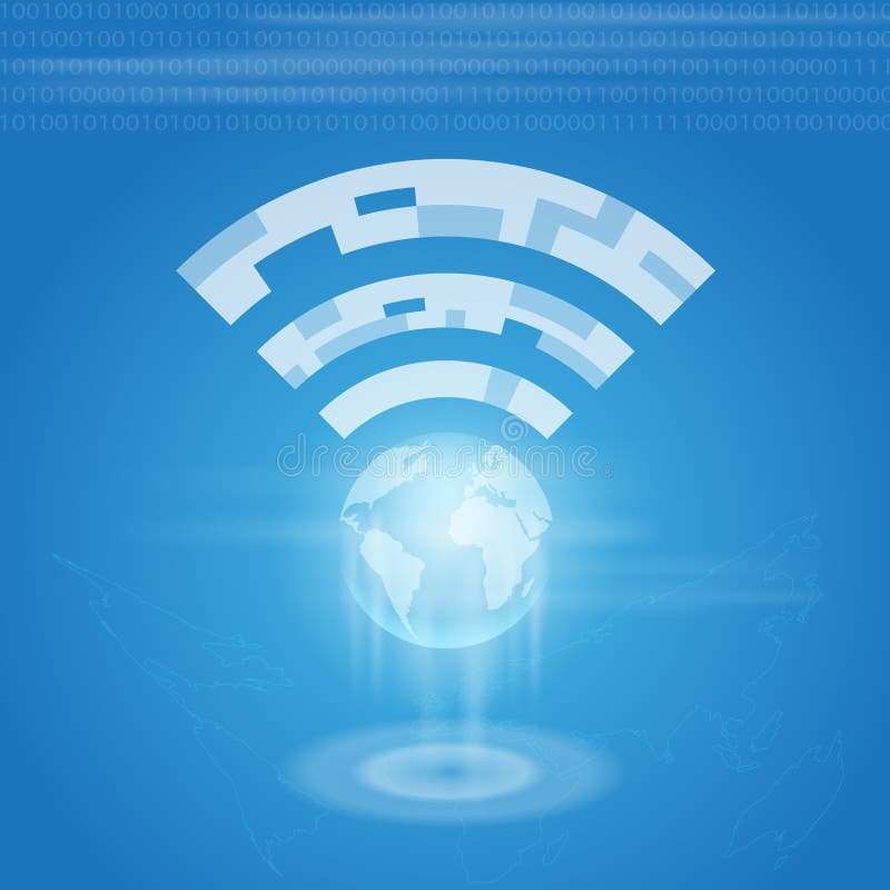Símbolo De Internet Y Del Mundo Ilustración del Vector - Ilustración de ...