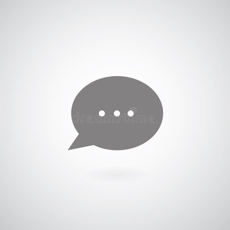 Símbolo De La Charla De La Burbuja Ilustración del Vector - Ilustración ...