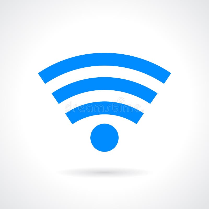 Icono Del Web Del Wifi De Internet Ilustración del Vector - Ilustración ...