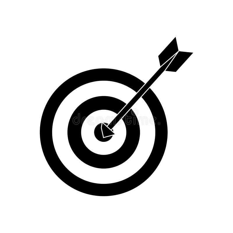 Símbolo De La Diana De La Blanco Stock de ilustración - Ilustración de ...