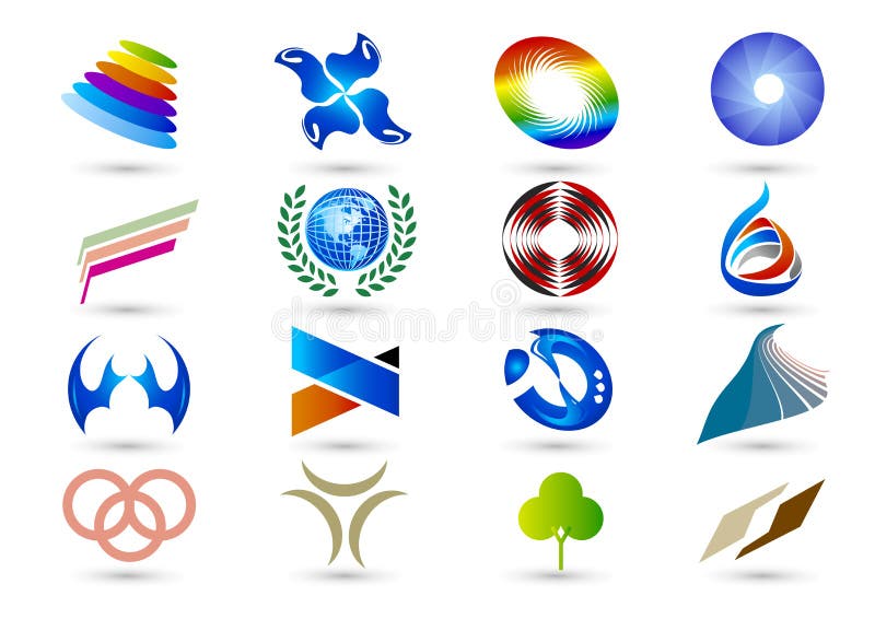 Símbolo de la insignia ilustración del vector. Ilustración de forma ...