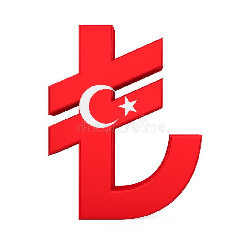 Símbolo De La Lira Turca Aislado Stock de ilustración - Ilustración de ...