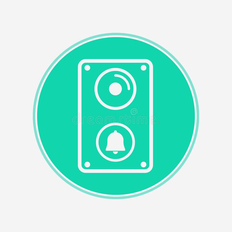 El Timbre Llenaron Y El Símbolo De La Muestra Del Icono Del Vector Del ...