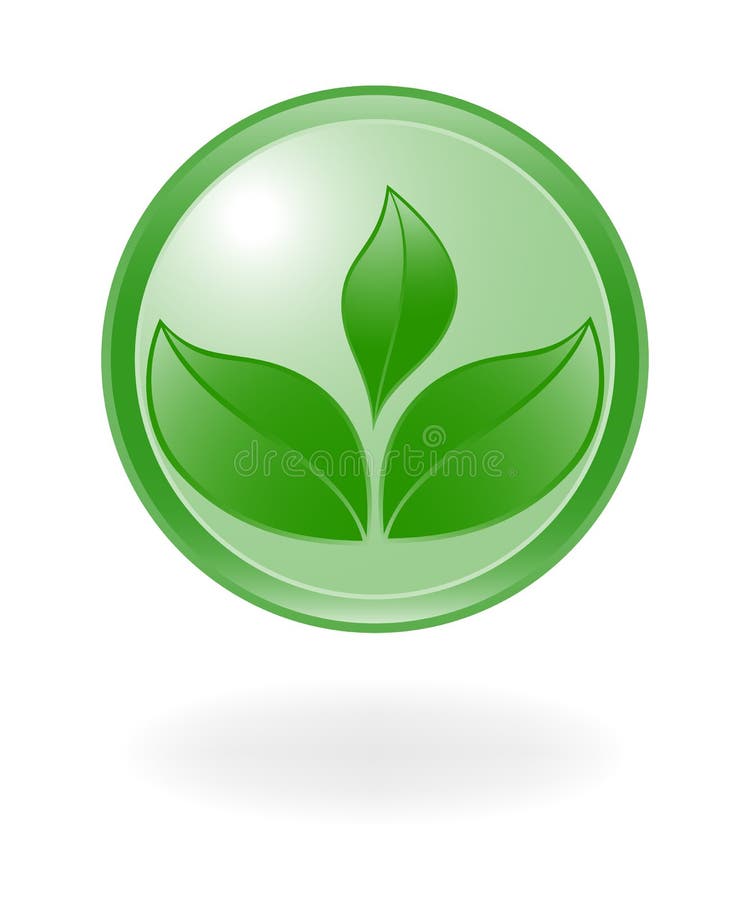 Símbolo de la planta. ilustración del vector. Ilustración de insignia ...