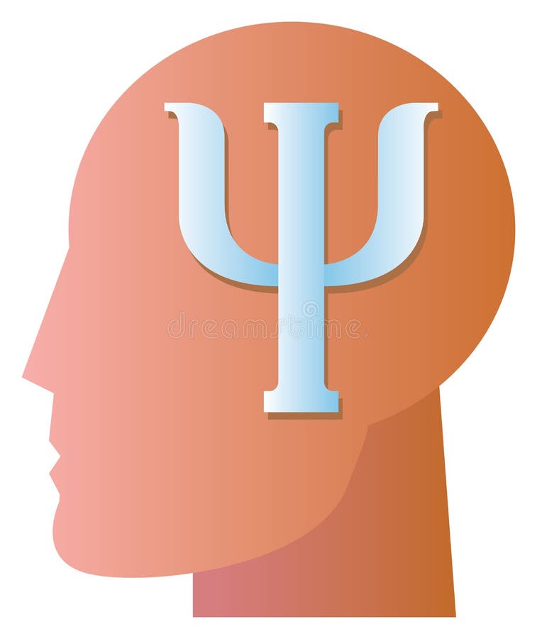 Símbolo de la psiquiatría ilustración del vector. Ilustración de ...