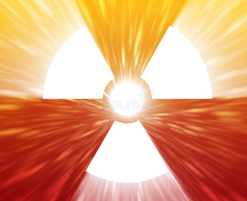 Símbolo de la radiación stock de ilustración. Ilustración de arte ...