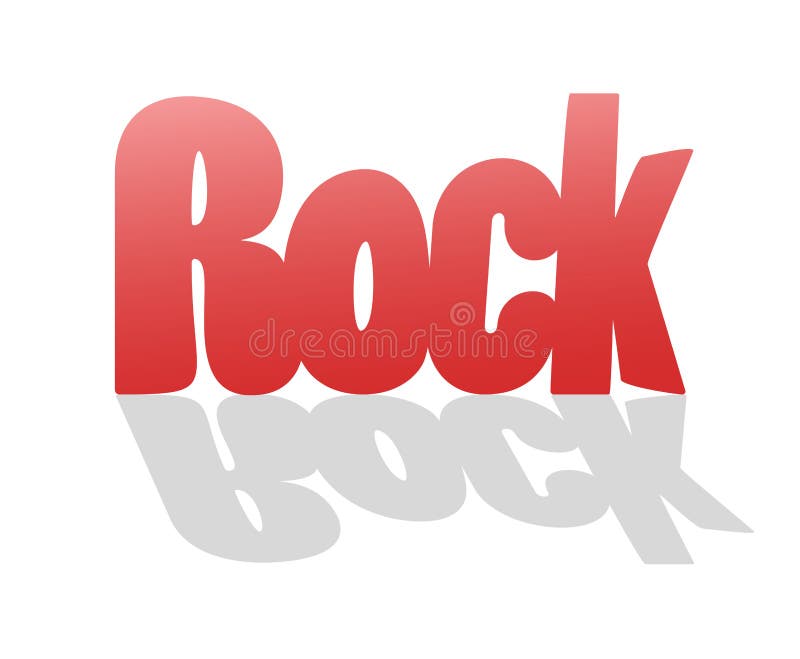 Símbolo de la roca ilustración del vector. Ilustración de concierto ...