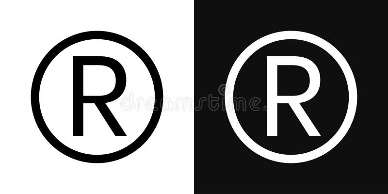 Símbolo De Marca Registrada Ilustración del Vector - Ilustración de ...