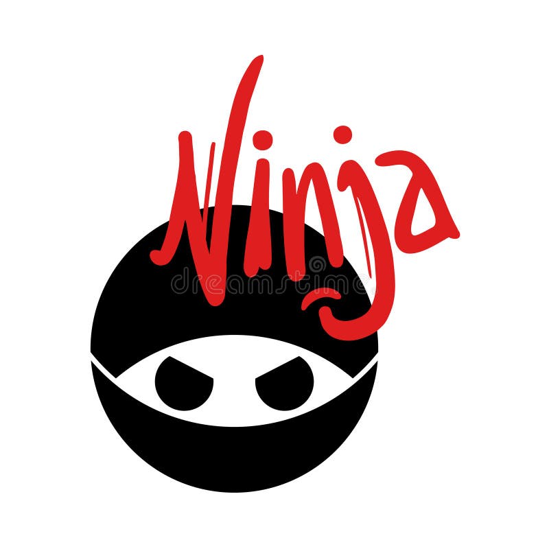 Símbolo de Ninja ilustración del vector. Ilustración de creativo ...
