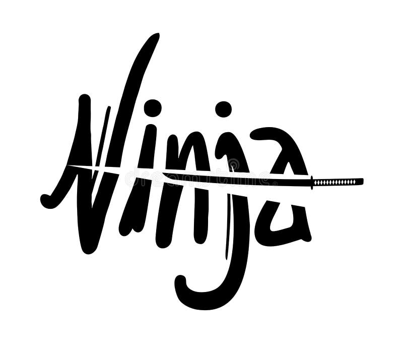 Símbolo de Ninja ilustración del vector. Ilustración de creativo ...