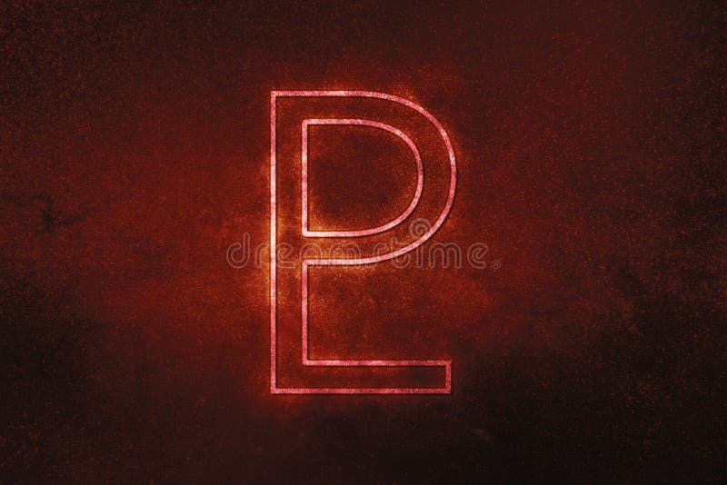 Símbolo De Plutón Del Planeta E Fondo Abstracto Del Cielo Nocturno ...