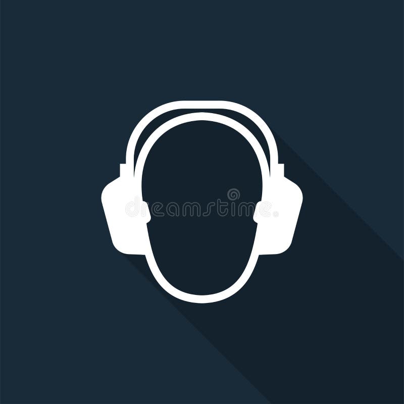 Símbolo De Protección Auditiva Ilustración del Vector - Ilustración de ...